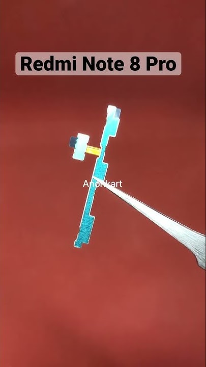 Redmi Note 8 Pro Volume And Power Button Flex - YouTube