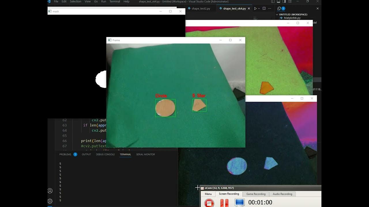 Shape Detection Using Opencv python - YouTube