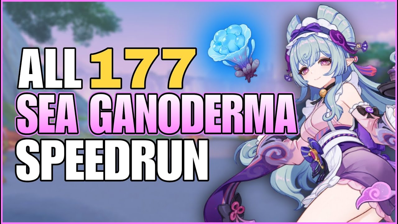 All Sea Ganoderma Locations - Efficient Farming Route | Kazuha ...