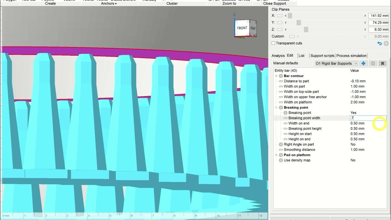 Stratasys Academy | Origin One 3D Printer: Netfabb Walkthrough - Editing Support Details - YouTube