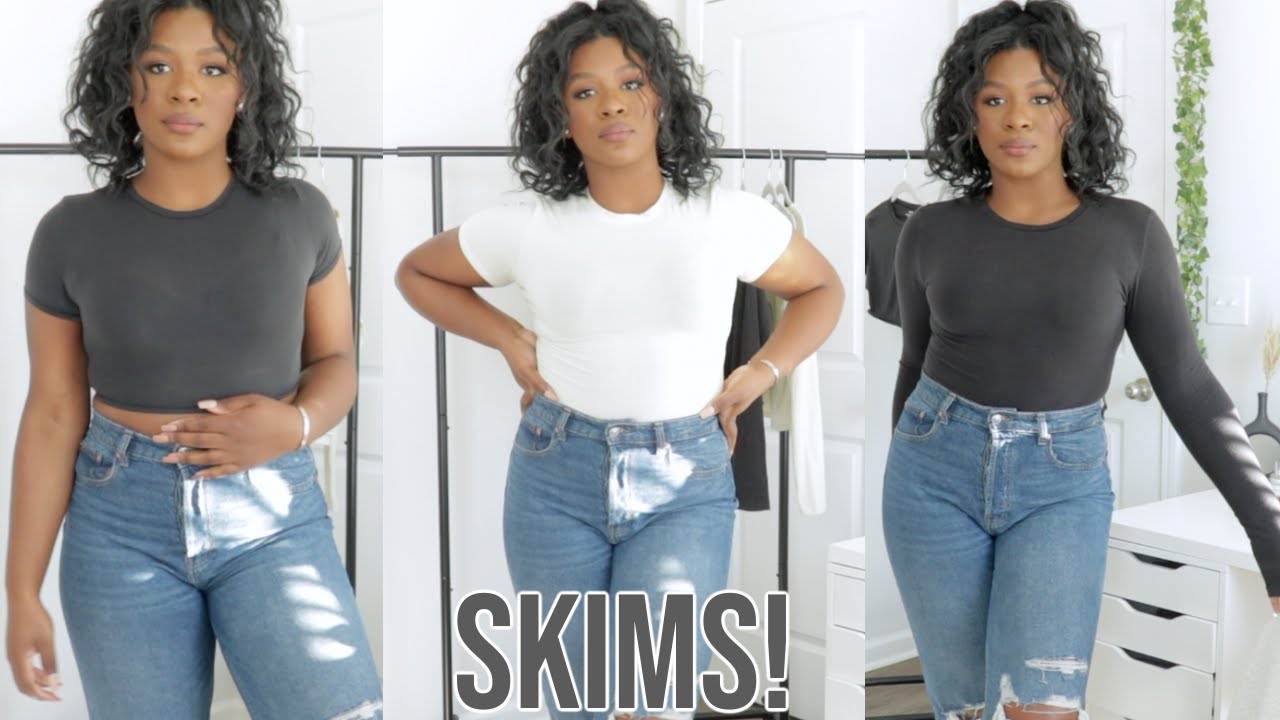 SKIMS TRY ON HAUL + REVIEW l IS IT WORTH THE HYPE? l BASICS SERIES ...