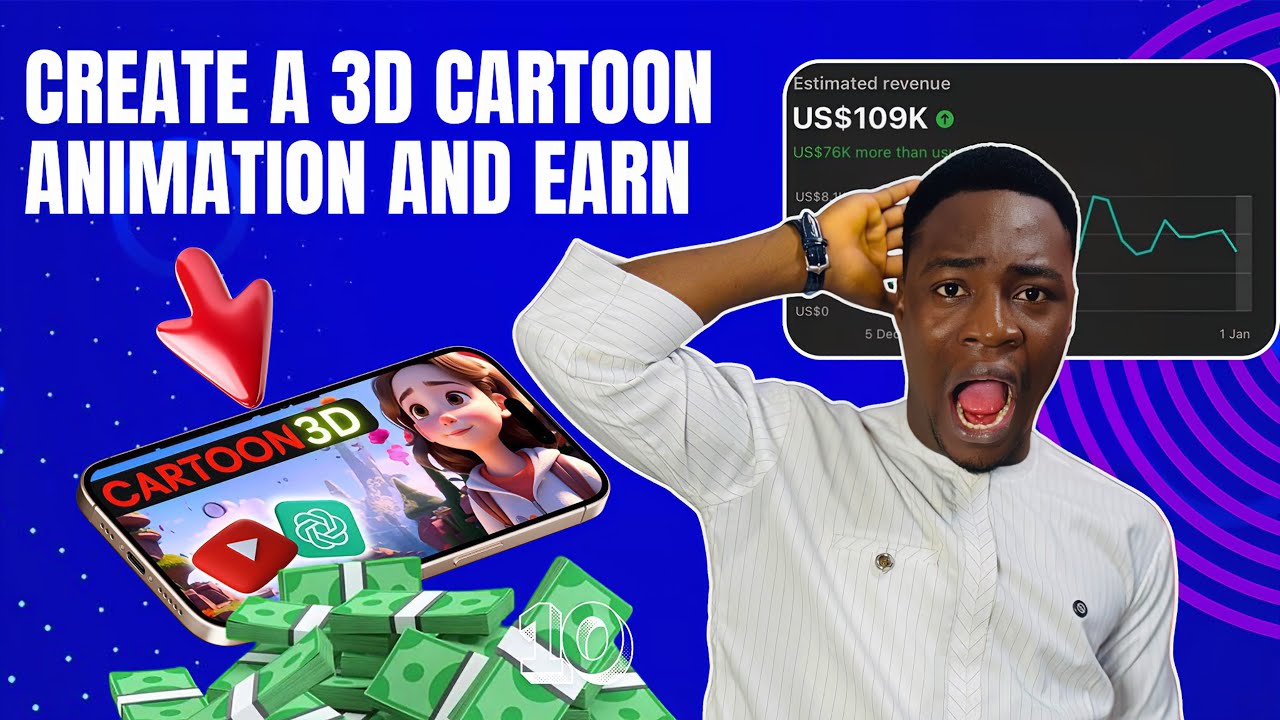 Make Your Own 3D Cartoon Animation and GET PAID - YouTube