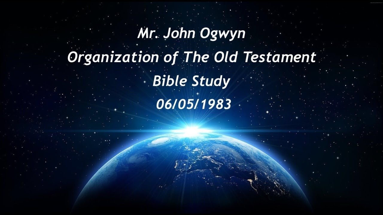 Organization of the Old Testament - YouTube
