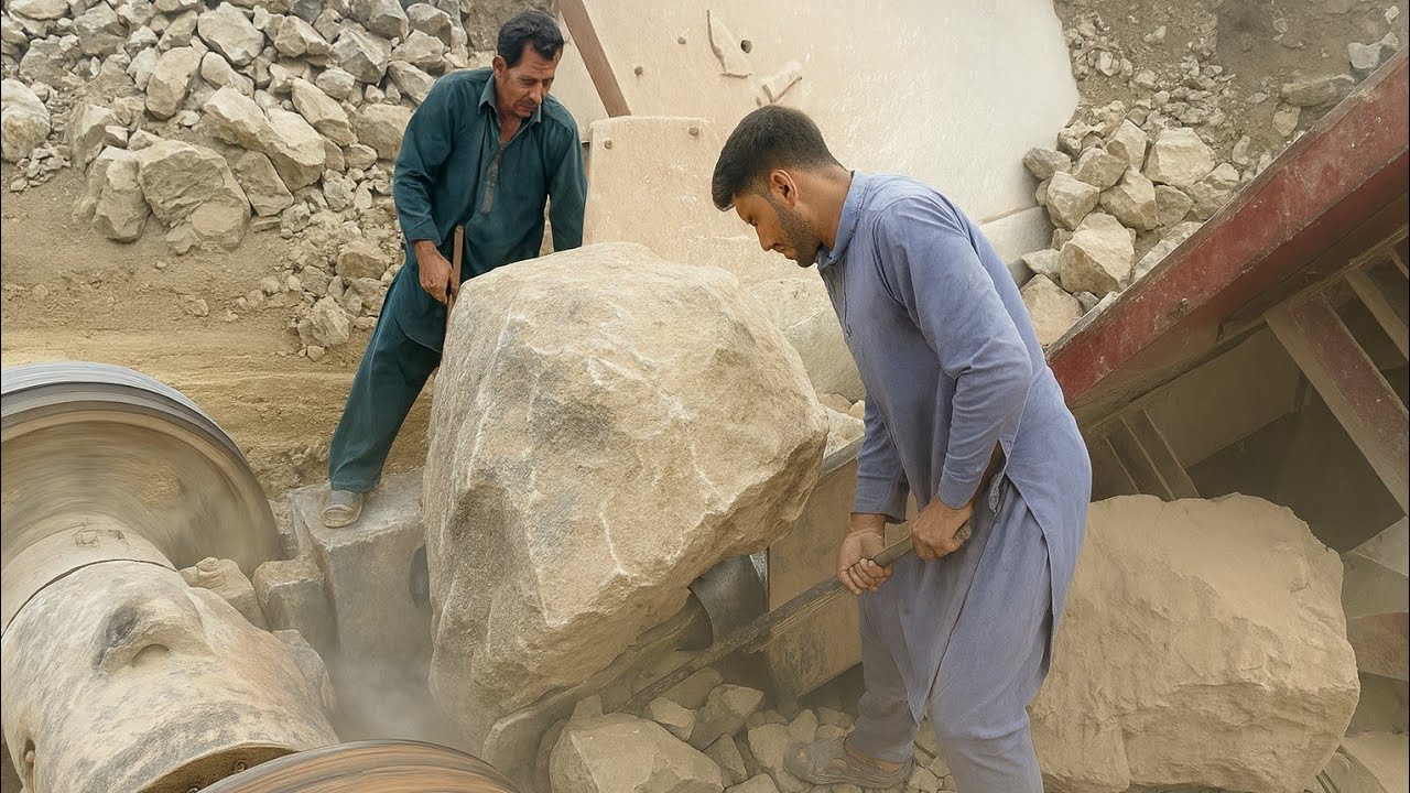 "" A day in the life of rock crusher workers -Real Work, Real Grit ...