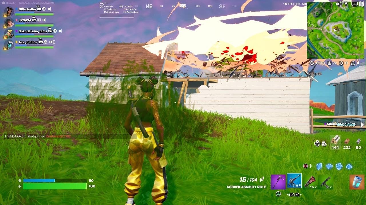 BLOWING UP Grandma's House on Fortnite OG!! - YouTube