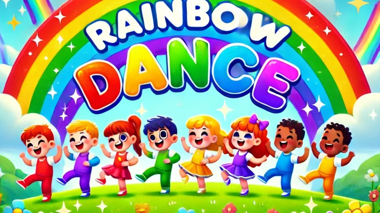 Rainbow Dance | Fun and Educational Kids Nursery Rhyme - YouTube