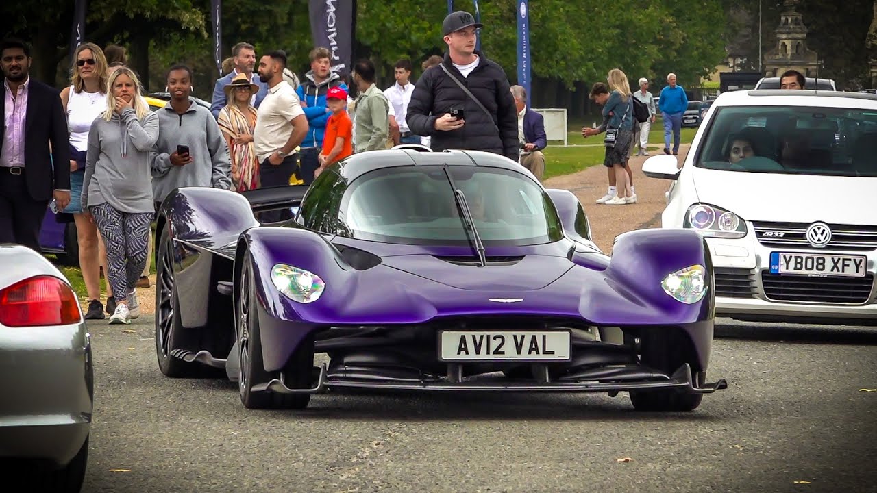 Supercars Arriving at Salon Prive Supercar Saturday 2024 - YouTube