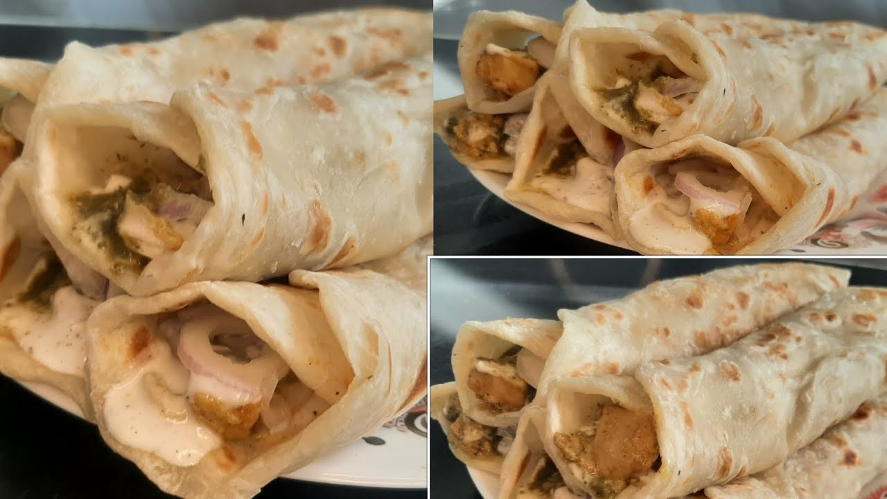 Chicken Mayo Chutney Paratha Roll Recipe By Mishu | Roll Paratha ...
