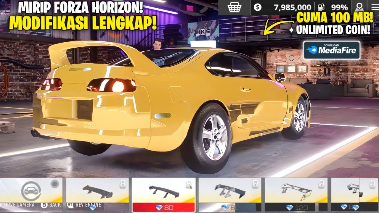 100 MB! Game Racing Mirip FORZA Horizon Map Luas Bisa Modifikasi ...