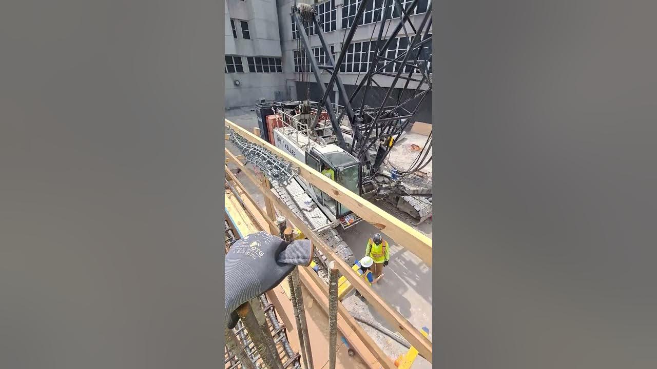 Augur Pile Drilling Sequence - YouTube