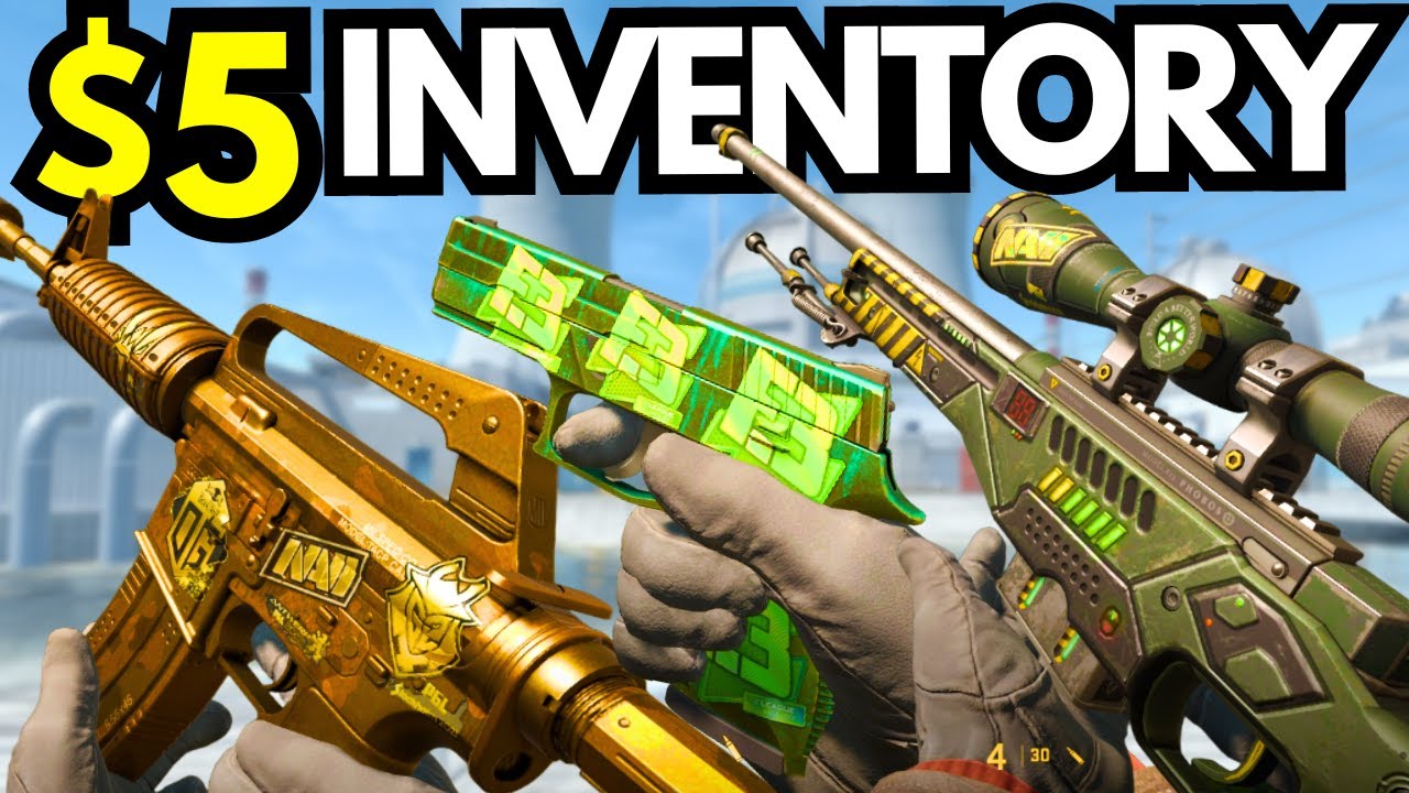 FULL CS2 INVENTORY For Under $5 (BEST BUDGET CS2 LOADOUT) - YouTube