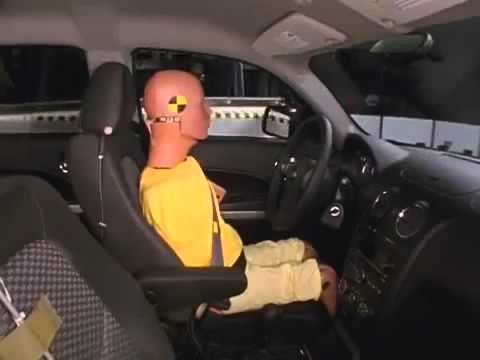 Chevrolet HHR side crash test Шевроле ННР боковой краш тест 2009 - YouTube