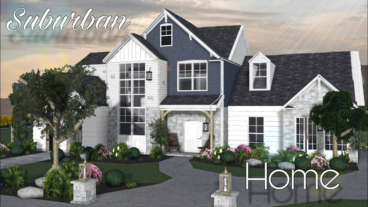 Realistic Bloxburg House Bloxburg | Realistic Suburban House