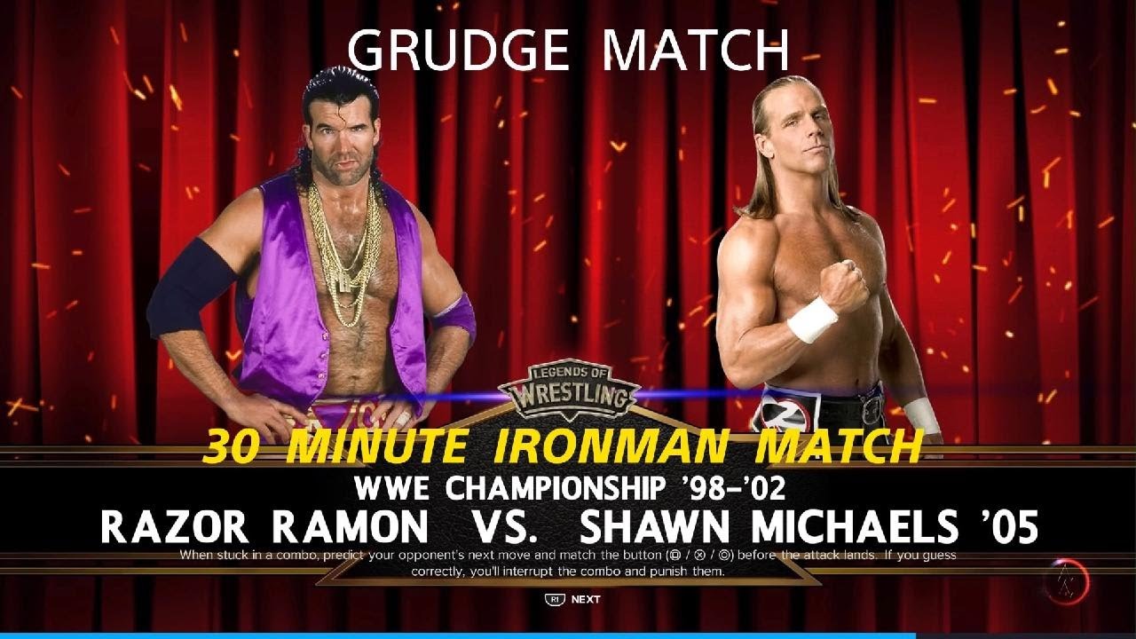 Razor Ramon 🆚 Shawn Michaels - WWF Championship Match - YouTube