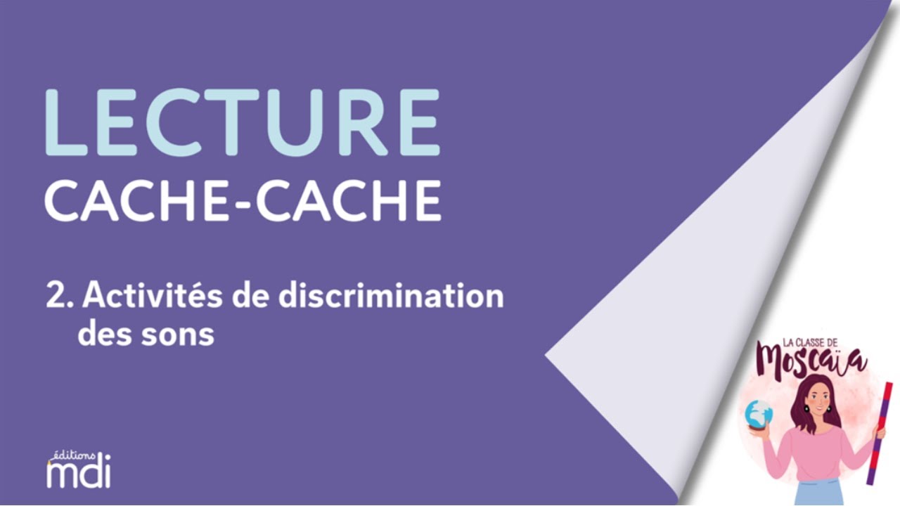 Activités de discrimination des sons - Lecture cache-cache - YouTube