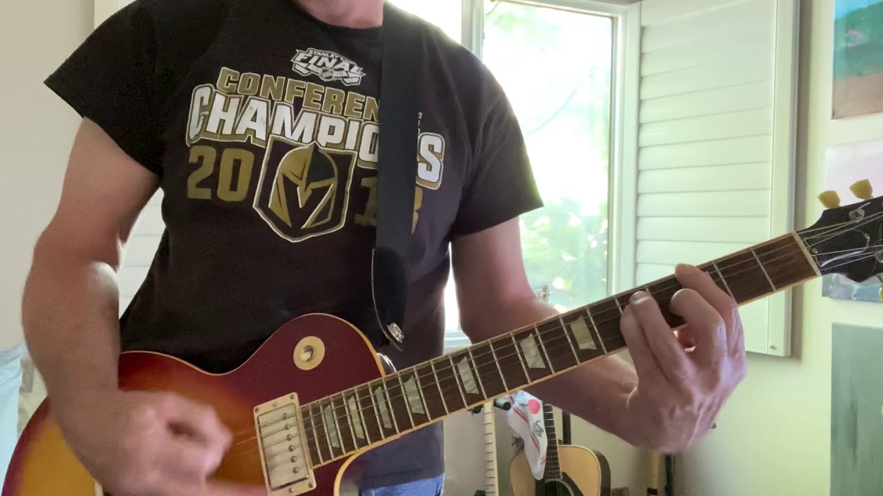 Diamonds and rust main riffs guitar lesson - YouTube