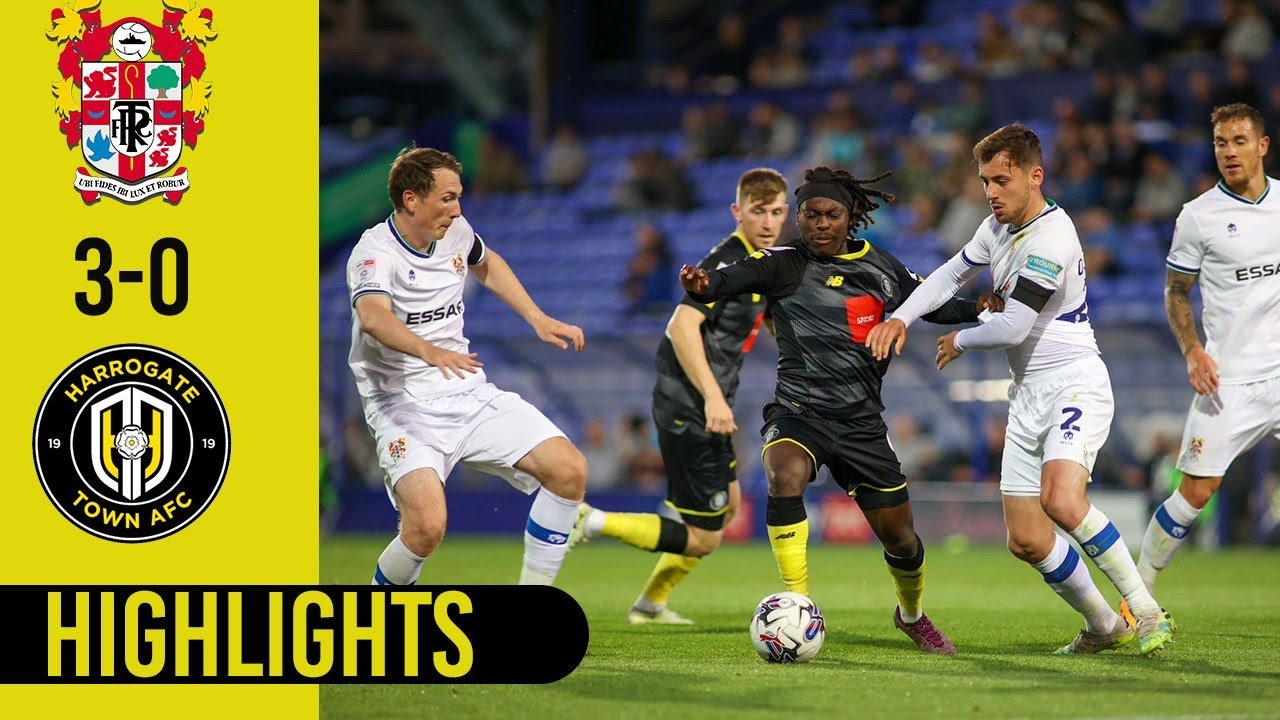 Tranmere Rovers v Harrogate Town highlights - YouTube