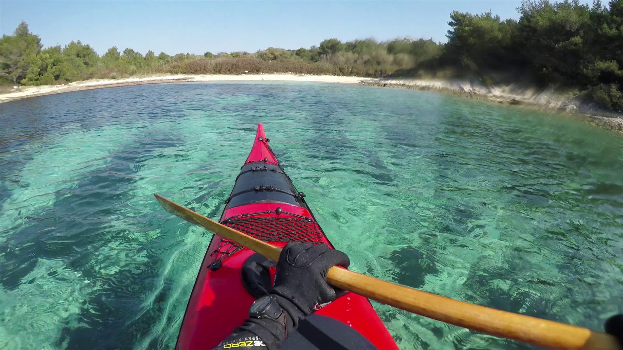 Winter sea kayaking in Croatia 2018 - YouTube