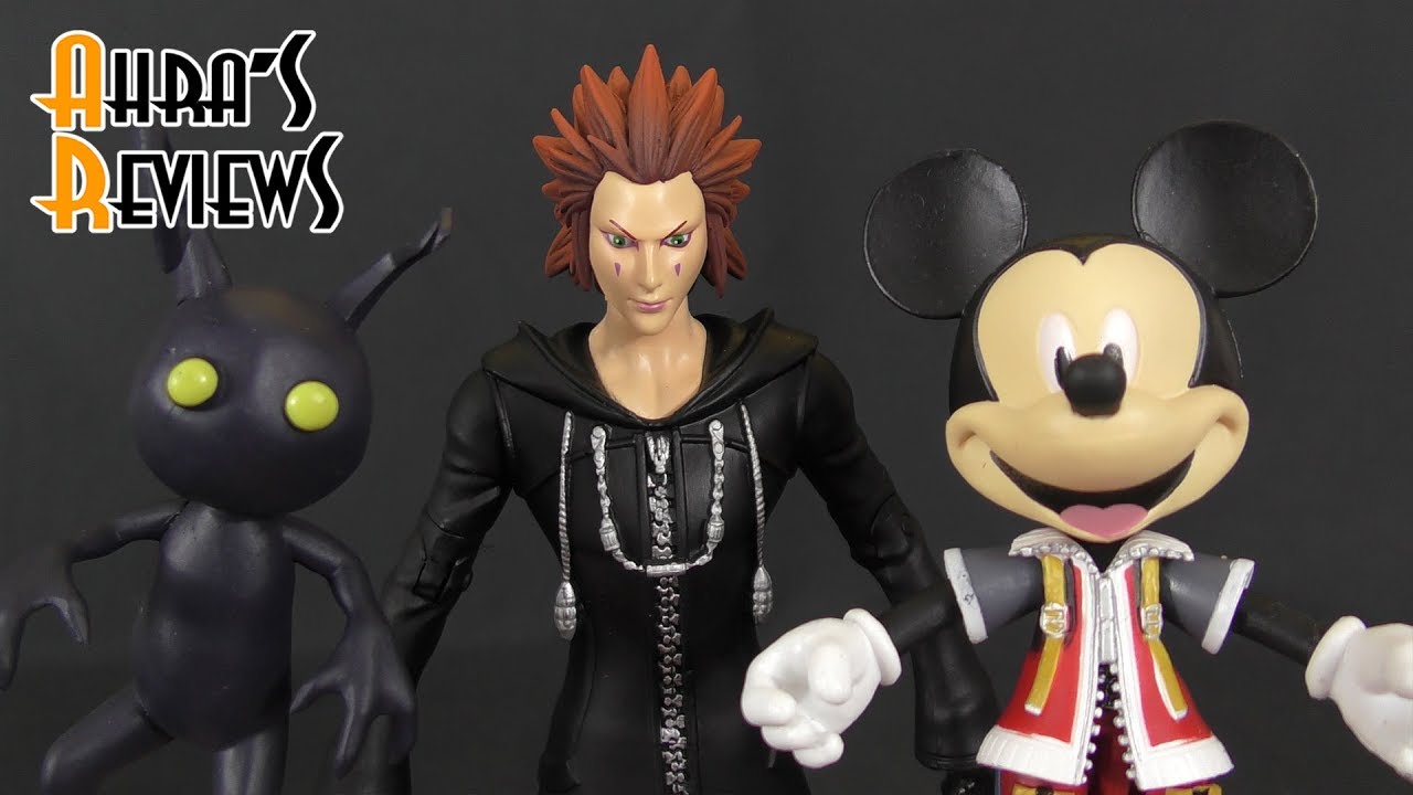 Diamond Select Kingdom Hearts Axel, Mickey, Heartless Shadow Action ...