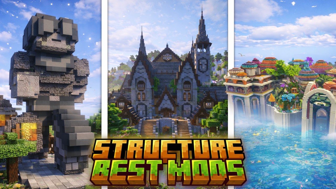 +10 Must Have STRUCTURE Mods for Minecraft [+1.20, +1.21 | FORGE ...