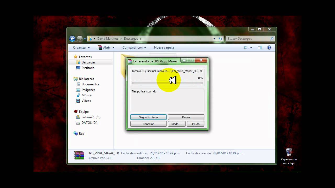 JPS Virus Maker 3.0 - YouTube
