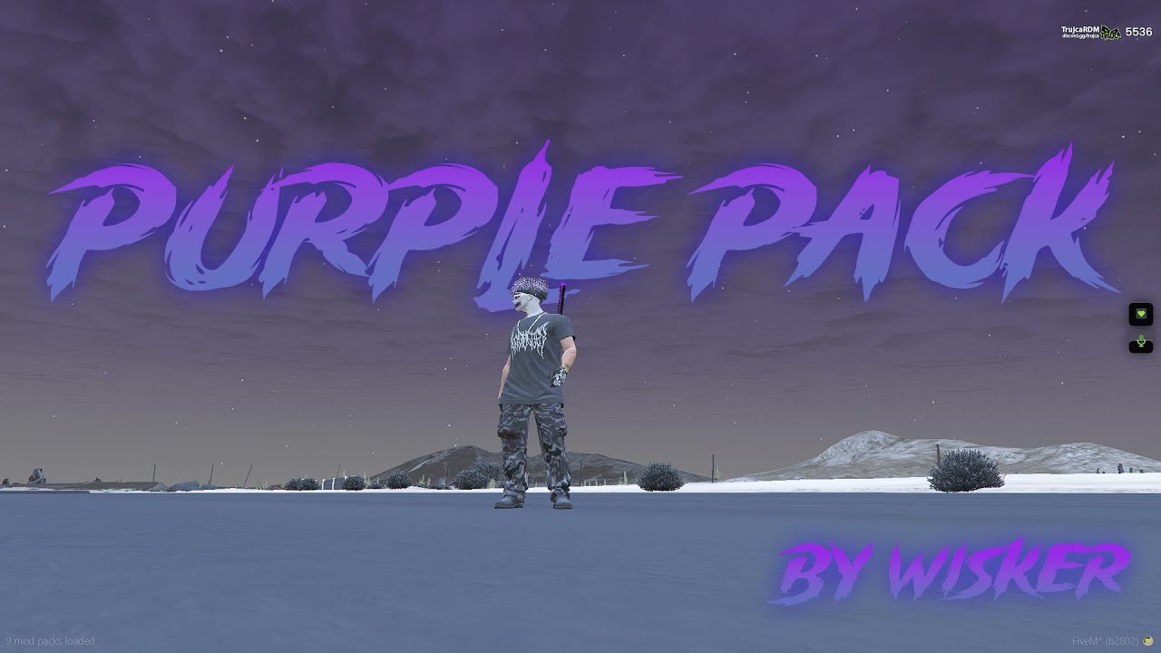 Purple Pack FPS Boost Citizen Fivem - YouTube