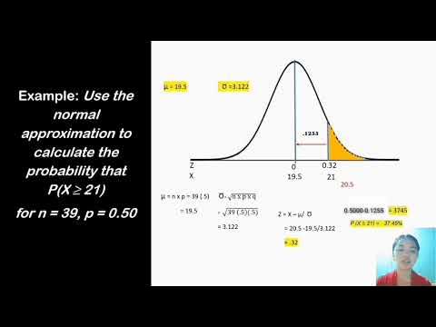 Normal Approximation to the Binomial and Poisson Distribution and ...