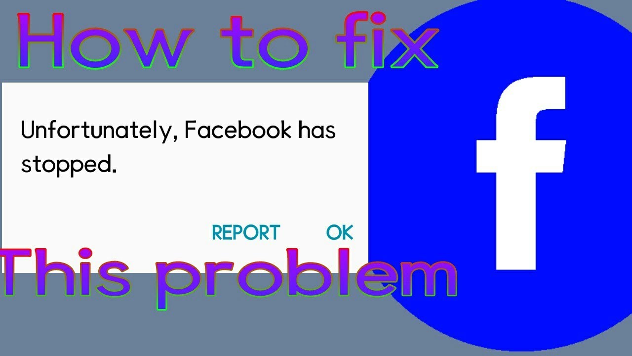 How to fix unfortunately Facebook has stopped problems |Facebook ...
