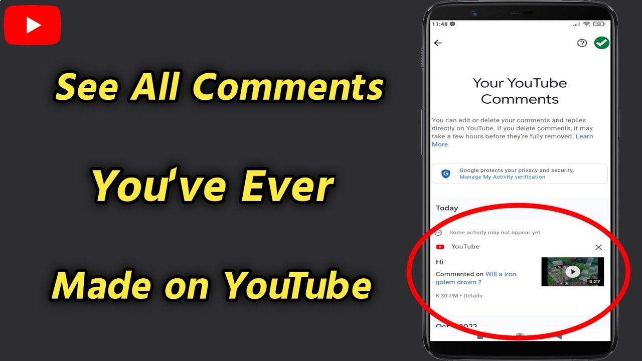 How to See All Comments You've Ever Made on YouTube | Check Replies to ...