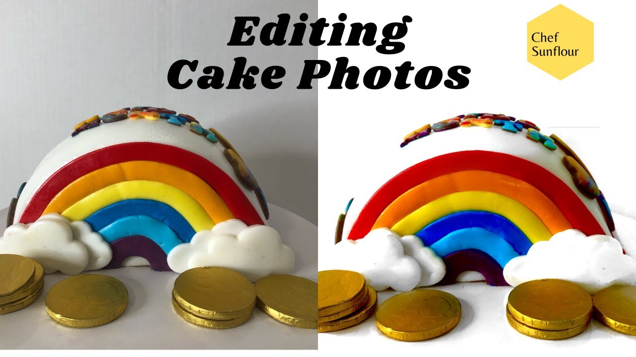 How to Edit Your Cake Photos - YouTube