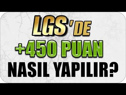 450 Puanın Sırrı 👉🏻 LGS için Bu Sistemi Uygularsan Garanti Başarı!