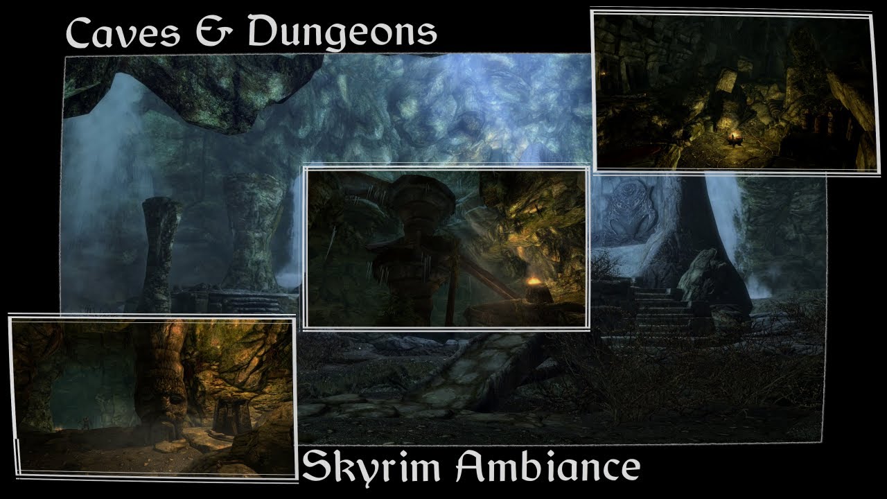 Skyrim Ambiance - Caves & Dungeons | 2hrs - YouTube