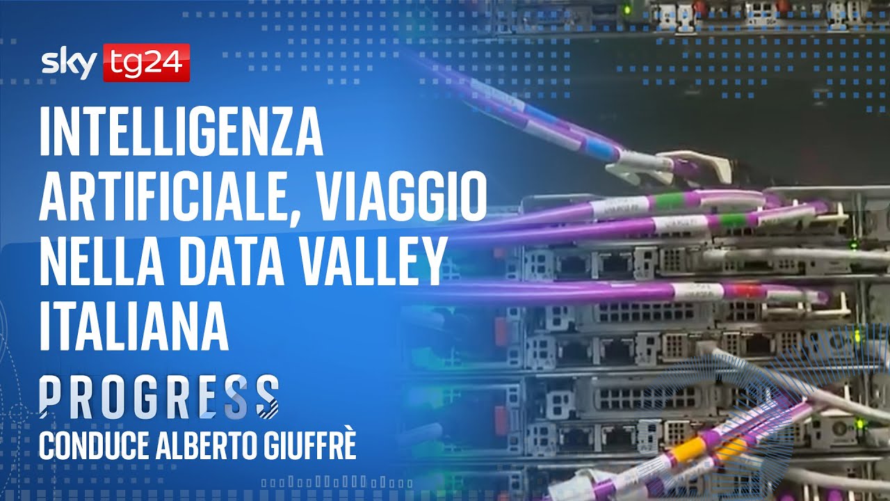 Intelligenza artificiale, viaggio nella data valley italiana - YouTube