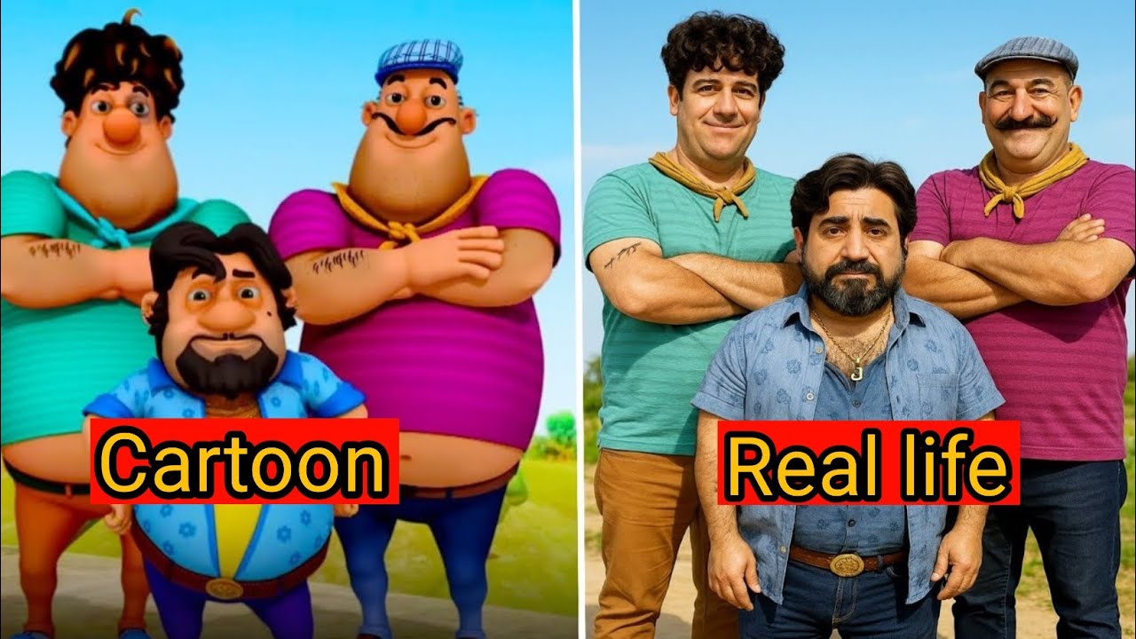 Matu Patlu Cartoon Character in Real life 😲 - YouTube