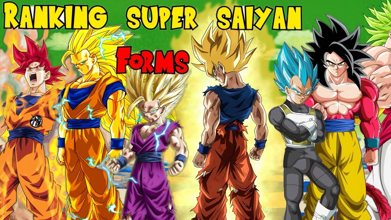 TIERLIST | RANKING ALL SUPER SAIYAN FORMS - YouTube