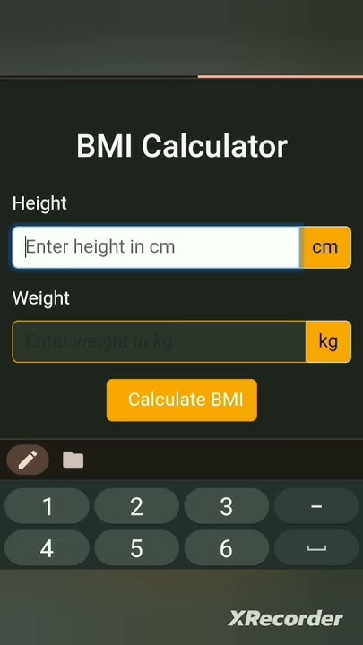 Bmi Calculator Using Html Css Javascript Arcoder07 Youtube