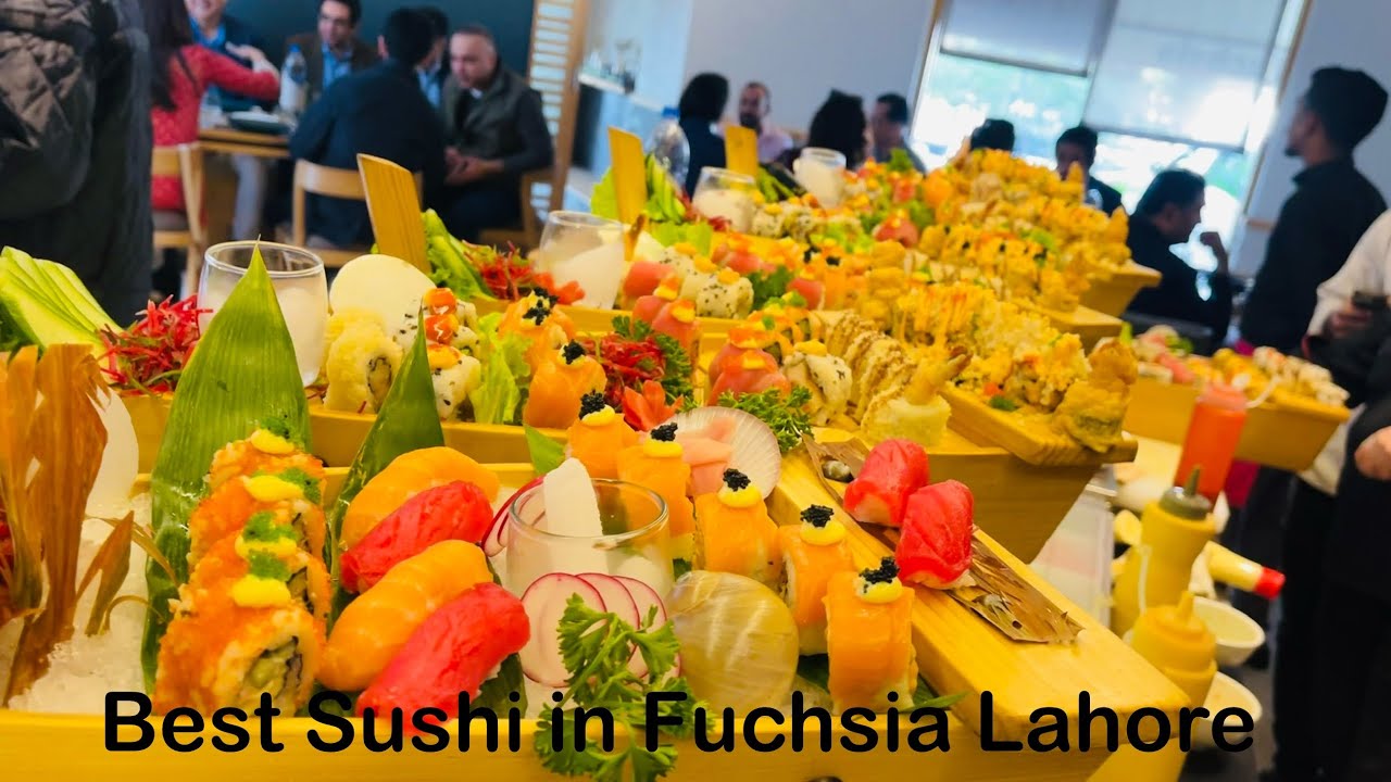 Best Sushi Place FUCHSIA Lahore follow #chefyambo - YouTube