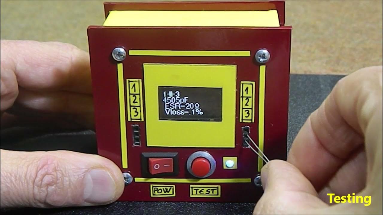 DIY super simple Arduino electronic component tester - YouTube