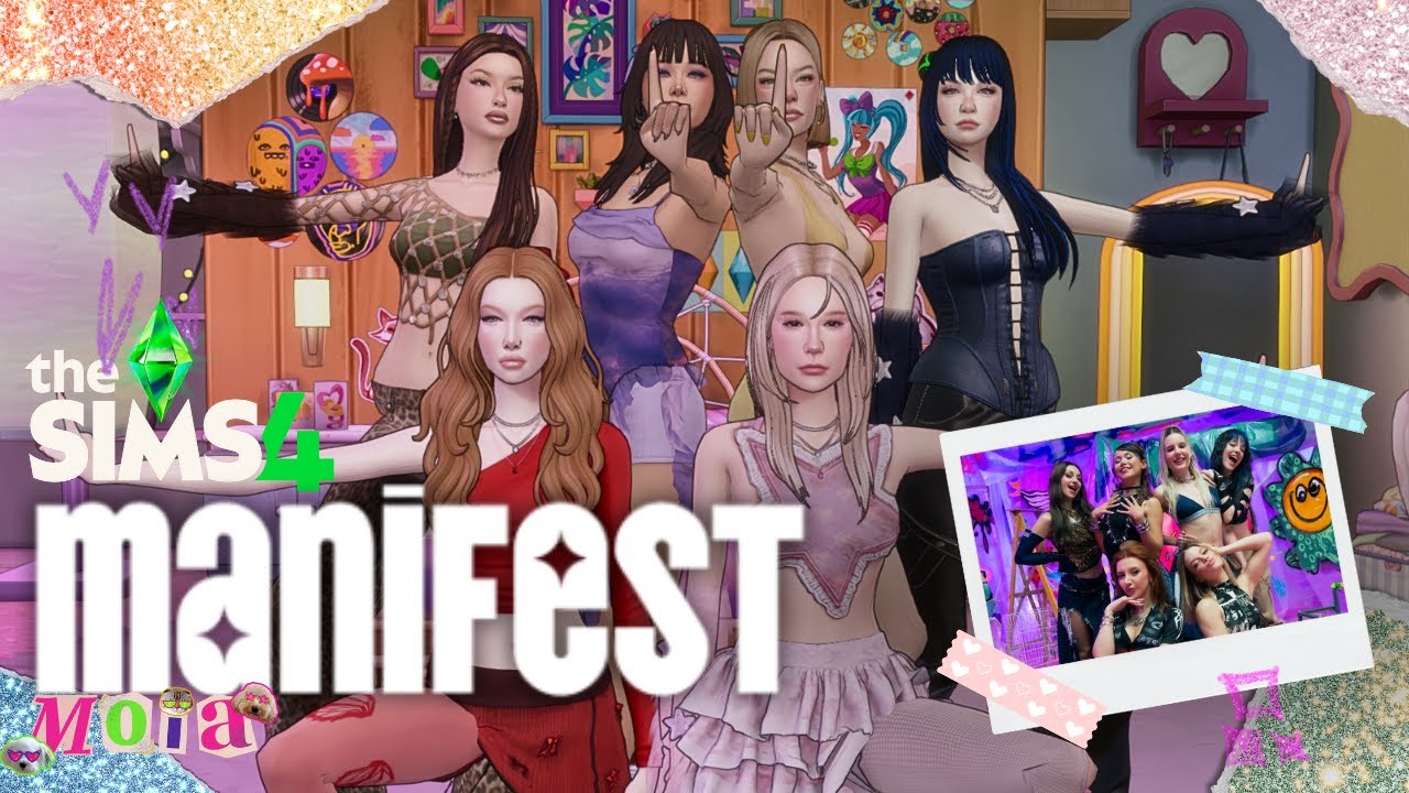 THE SIMS 4'TE BIG 5 MANIFEST KIZLARINI YAPTIM! - YouTube