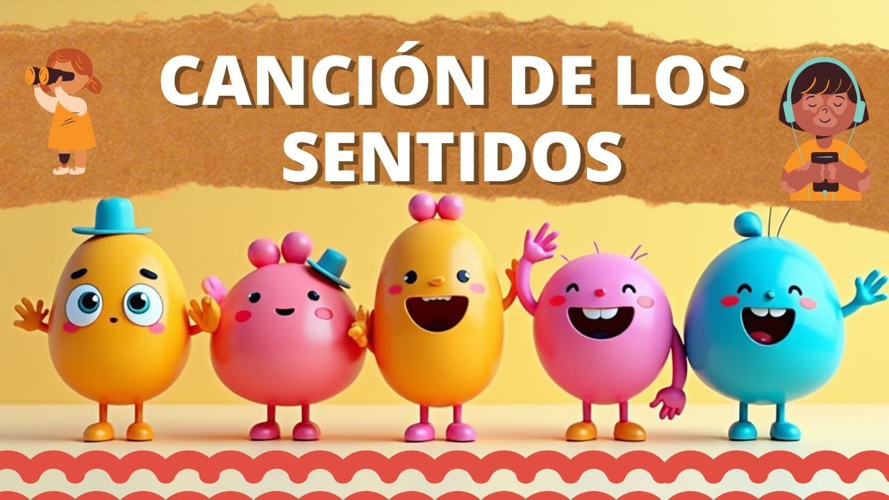 Los 5 Sentidos - ¡Canción Infantil Divertida! 👀👂👃👅🖐️ - YouTube