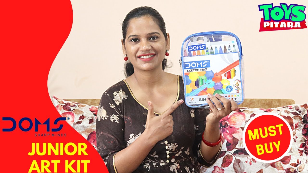 Doms Smart Kit | Mini Doms Junior Unboxing | With Bag | Stationery set ...