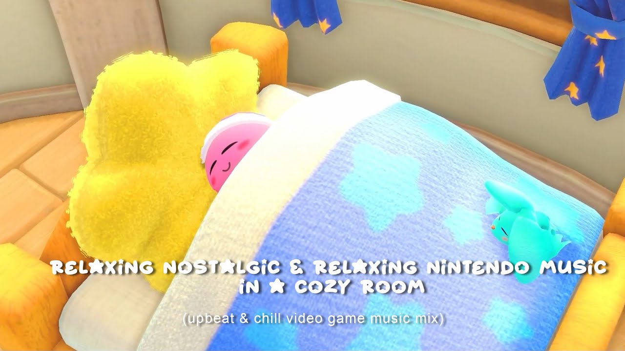 Nostalgic & relaxing nintendo music in a cozy room - YouTube Music