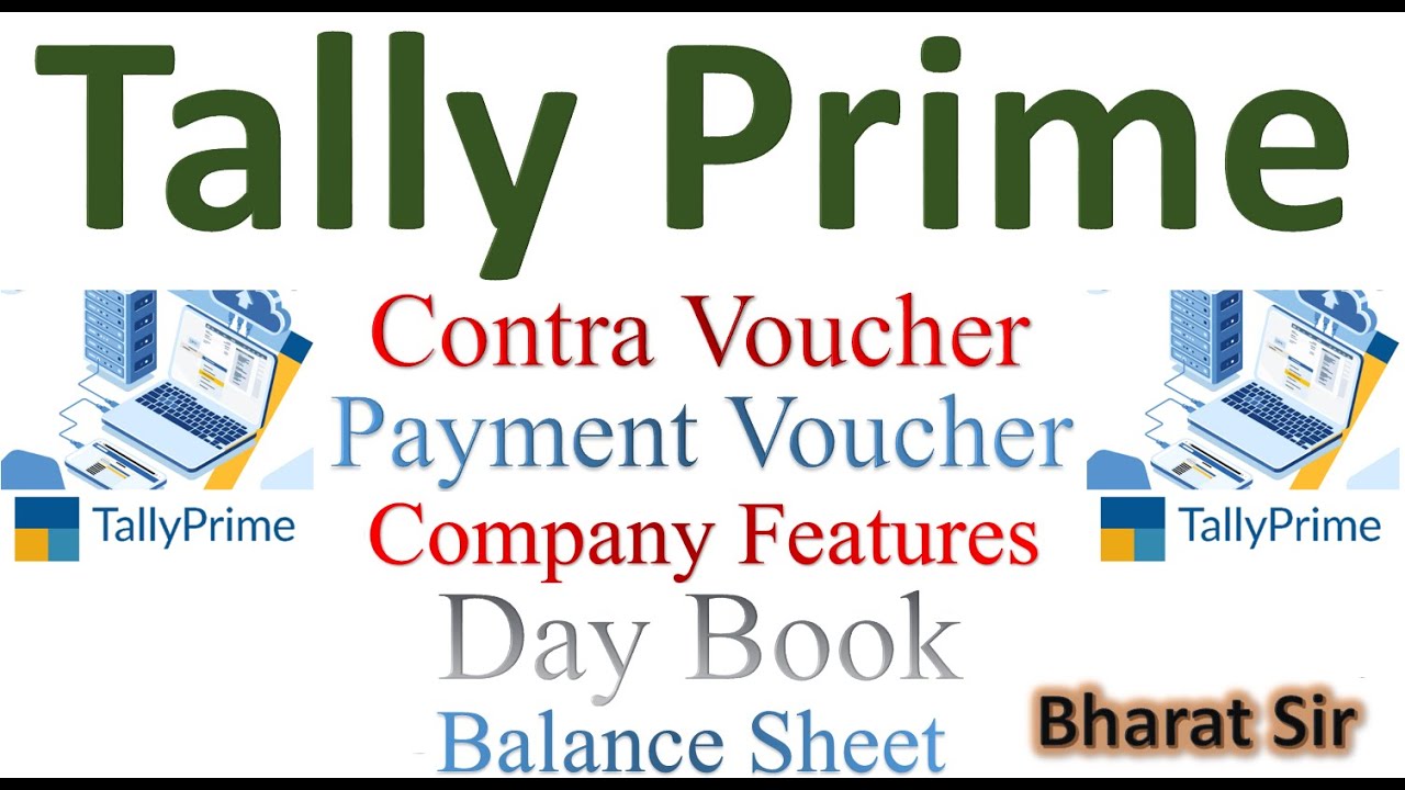 Contra Voucher & Payment Voucher Entry in Tally Prime | Company ...