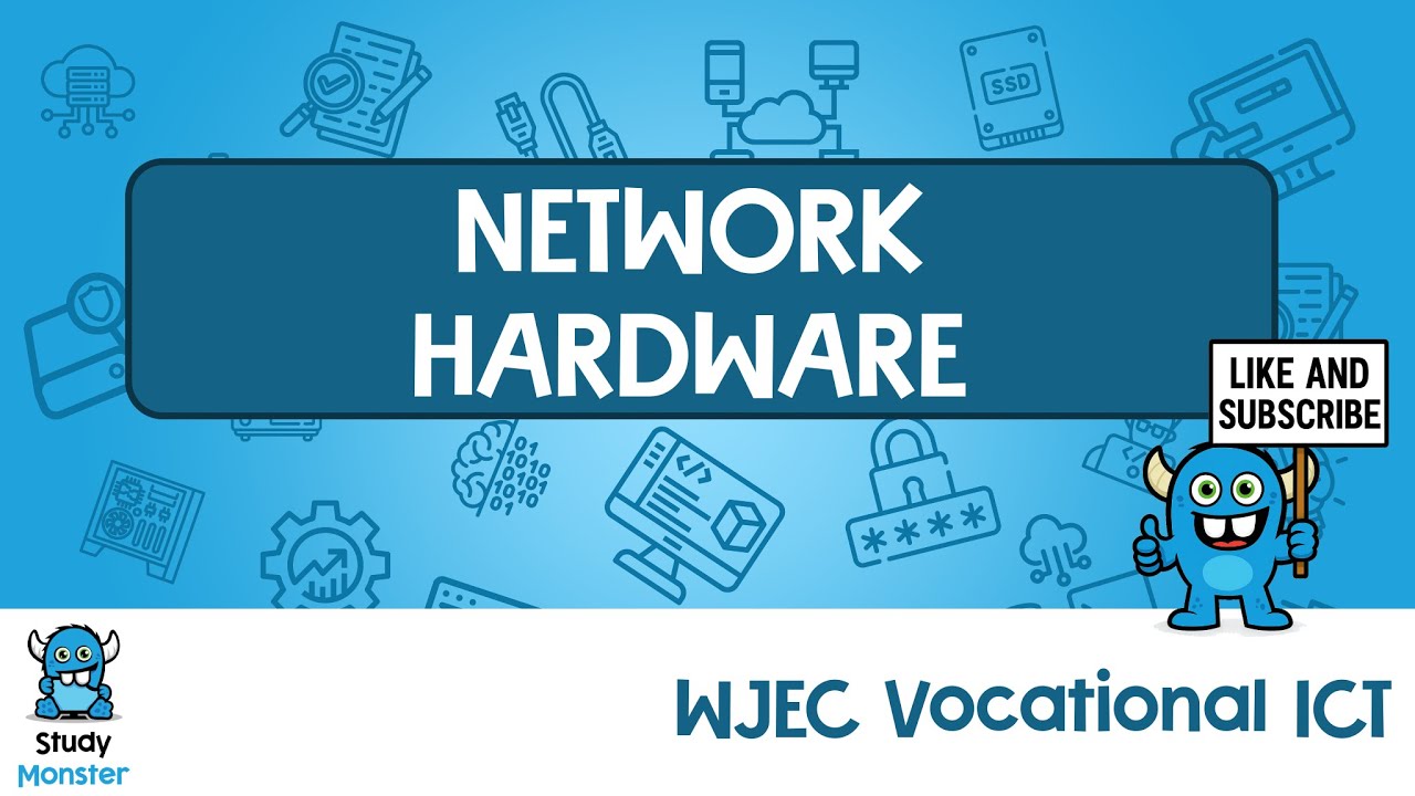 What Really Makes a Network Work? | StudyMonster WJEC Network Hardware ...