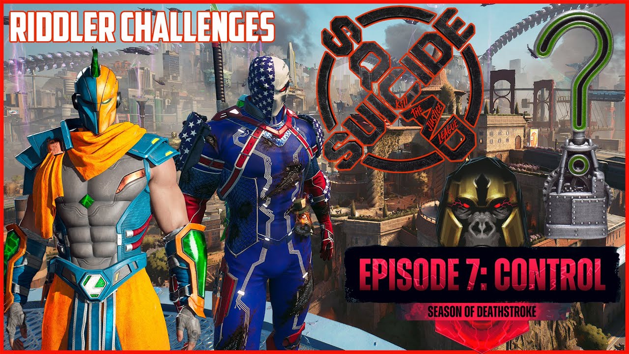 All Episode 7 Riddler Challenges in Suicide Squad Kill The Justice ...