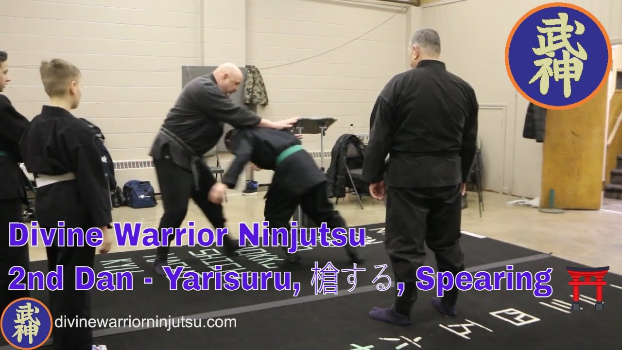 Ninjutsu, 2nd Dan - 188 - Yarisuru, 槍する, Spearing - YouTube