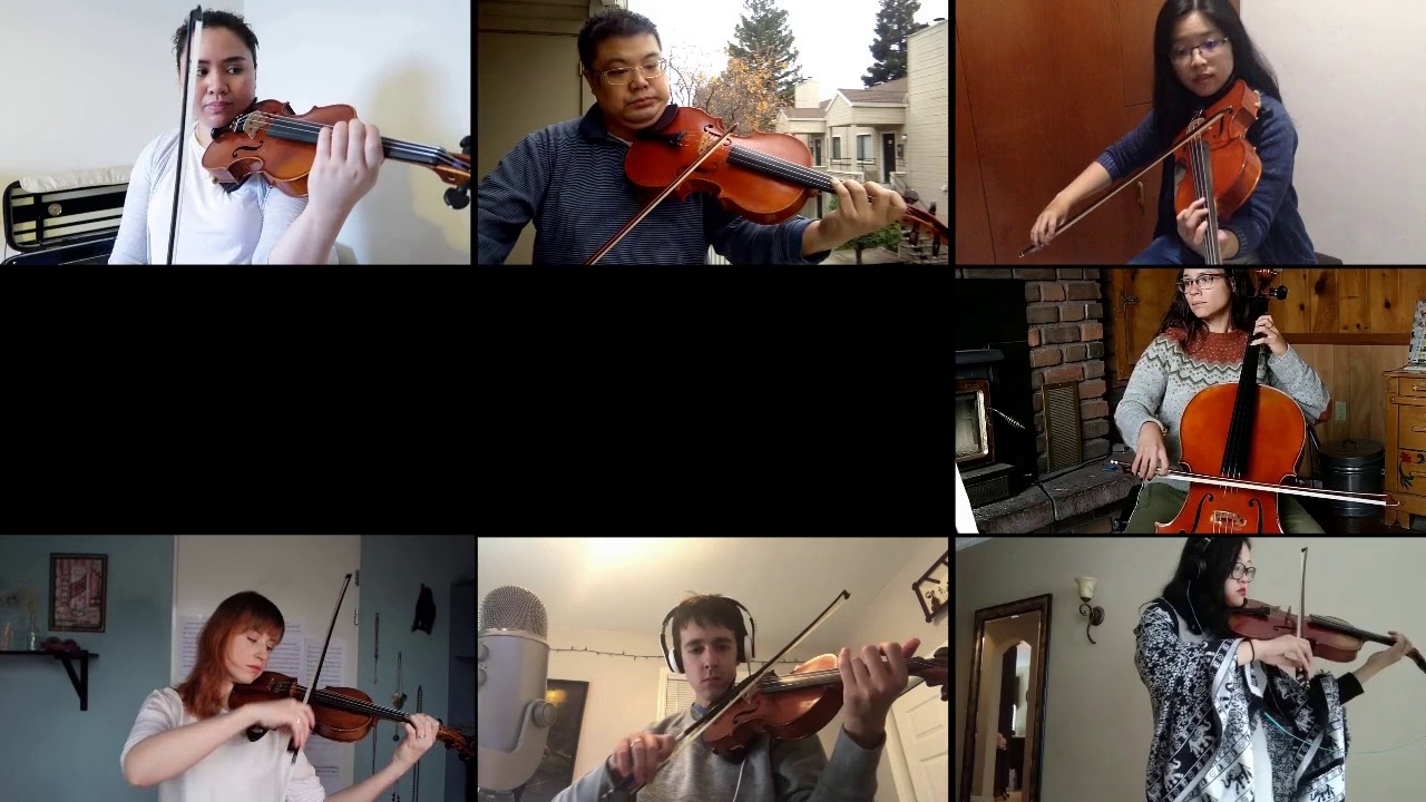 Biebl, Ave Maria / Late Starter Virtual String Septet - YouTube