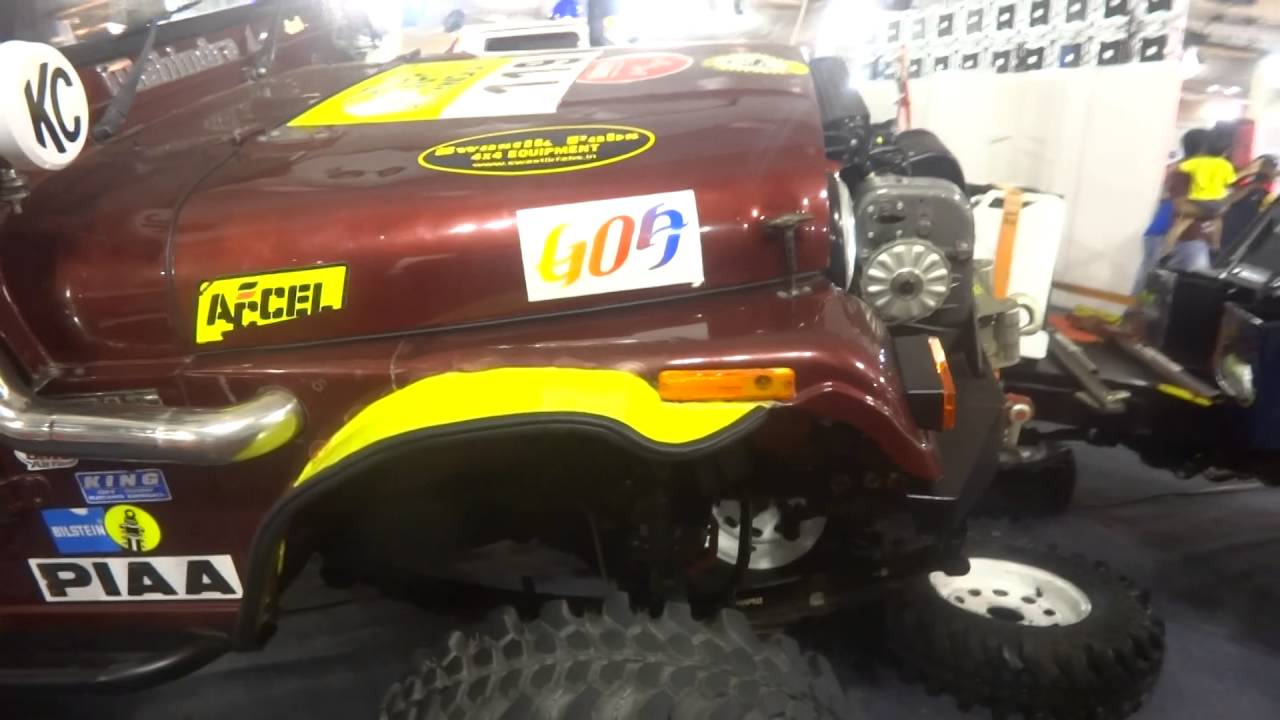 Toe Lorry Jispy Modifed Bangaloe Auto Show - YouTube