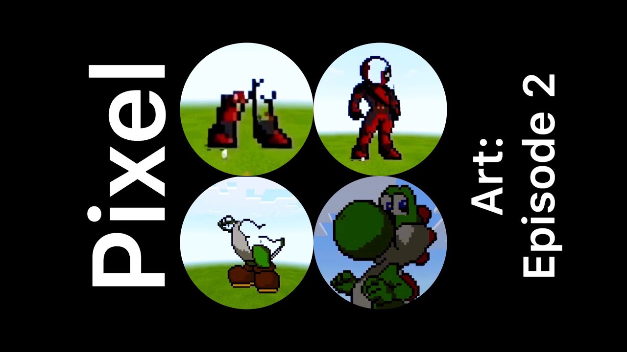 Pixel art episode 2: Deadpool and Yoshi - YouTube