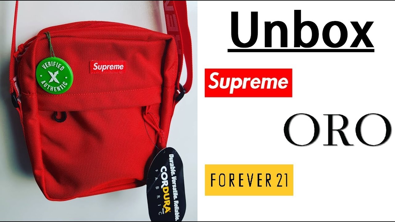Unbox món đồ Supreme, Oro Losangeles, Forever 21 - YouTube